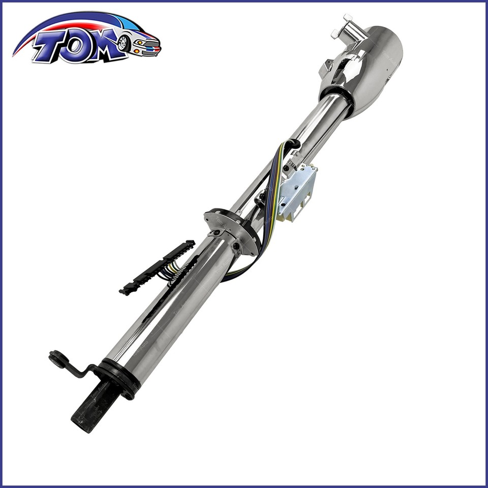 NEW 32" Auto Column Shift Tilt Steering Column with Key & Wheel Adapter ...