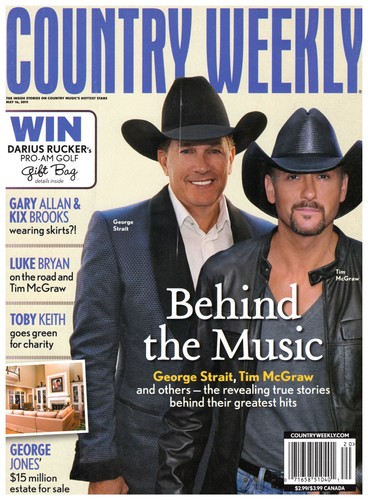Country Weekly Magazine May 16 2011 George Strait Tim McGraw Luke Bryan ...