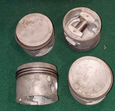 NOS Hepolite Piston Set Push Fit 3 Ring Type for MG MGB MGBGT | eBay