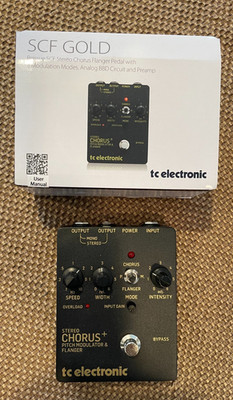 TC Electronics SCF GOLD Chorus Electric Guitar Effects Pedal LOW ...