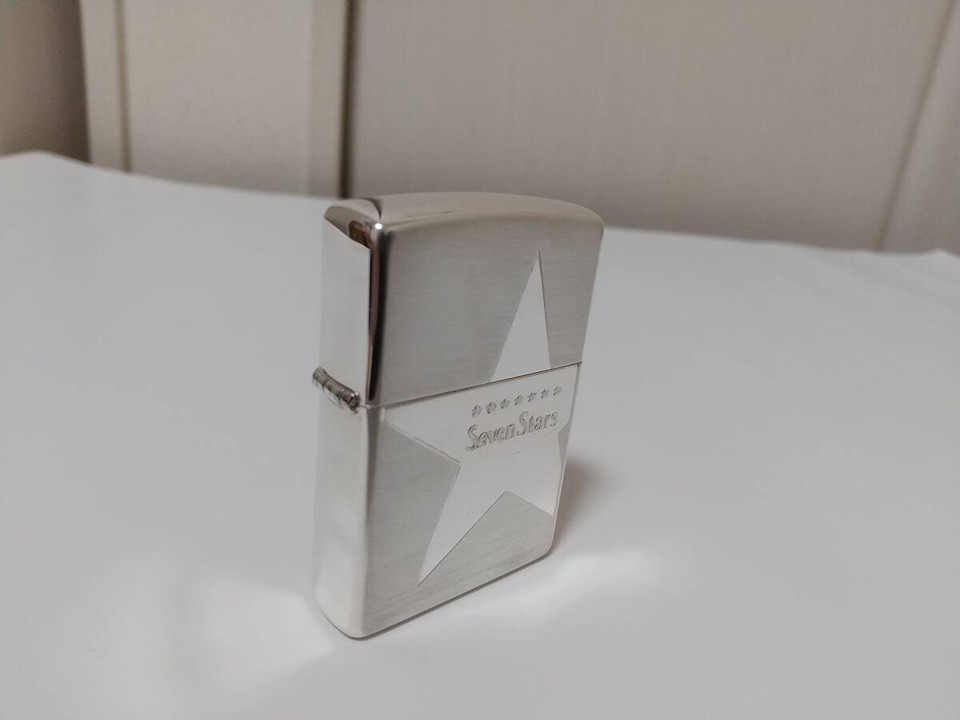 Novelty Limited edition Seven Stars ZIPPO unused SevenStars Silver ...
