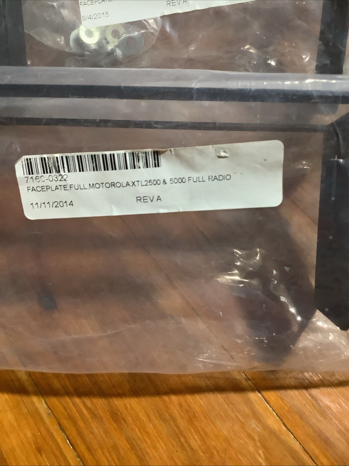 Gamber-Johnson Faceplate 7160-0322 – Fits Motorola XTL 2500/5000 | eBay