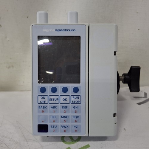 Baxter Sigma Spectrum w/ A/B/G/N Battery Infusion Pump | eBay