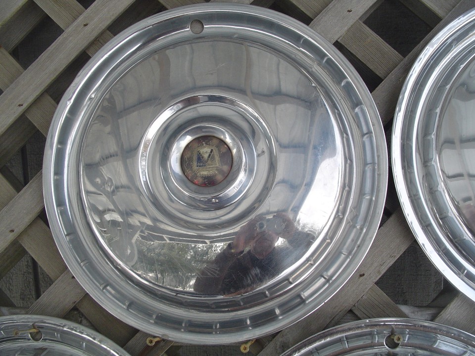 1955 55 1956 56 FORD THUNDERBIRD T BIRD FAIRLANE HUBCAPS WHEEL COVERS ...