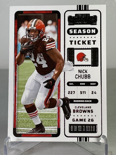 2022 Panini Contenders Nick Chubb #24 Cleveland Browns Football Card | eBay