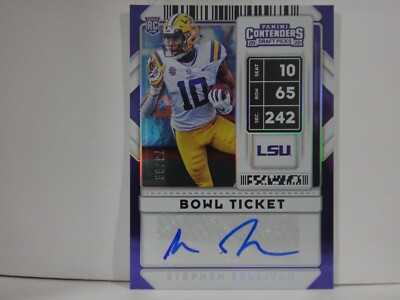 2020 Panini Contenders Draft - College Ticket Auto Stephen Sullivan LSU ...