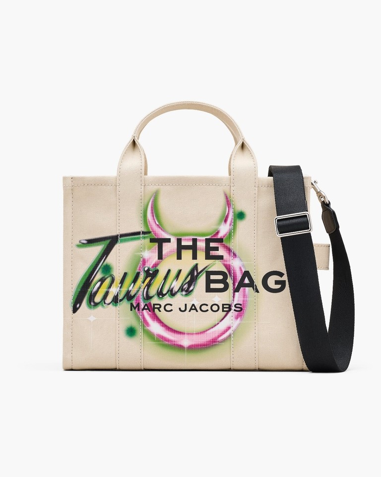 MARC JACOBS Zodiac Canvas Tote Bag Medium 12 Designs Sarah Rabin Art ...