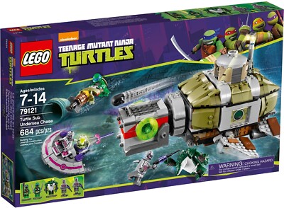 LEGO ~ 79121 ~ TMNT ~ TURTLE SUB UNDERSEA CHASE ~ NEW & SEALED ~ FREE ...