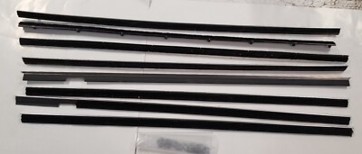 Fits 64 65 66 Imperial 4 door Hardtop Window Sweeps Fuzzies Whiskers ...