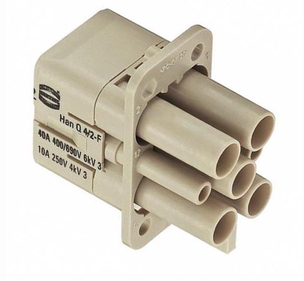 09120063141, HARTING, Han Q 4/2 Female Insert Crimp | eBay