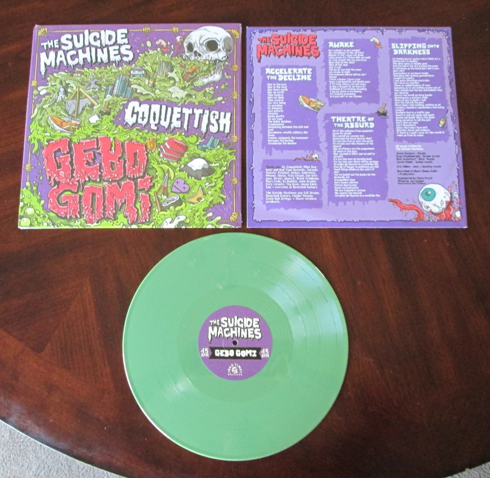 The Suicide Machines / Coquettish Gebo Gomi Split 12" LP Olive Green Vinyl /100 810096650276 | eBay