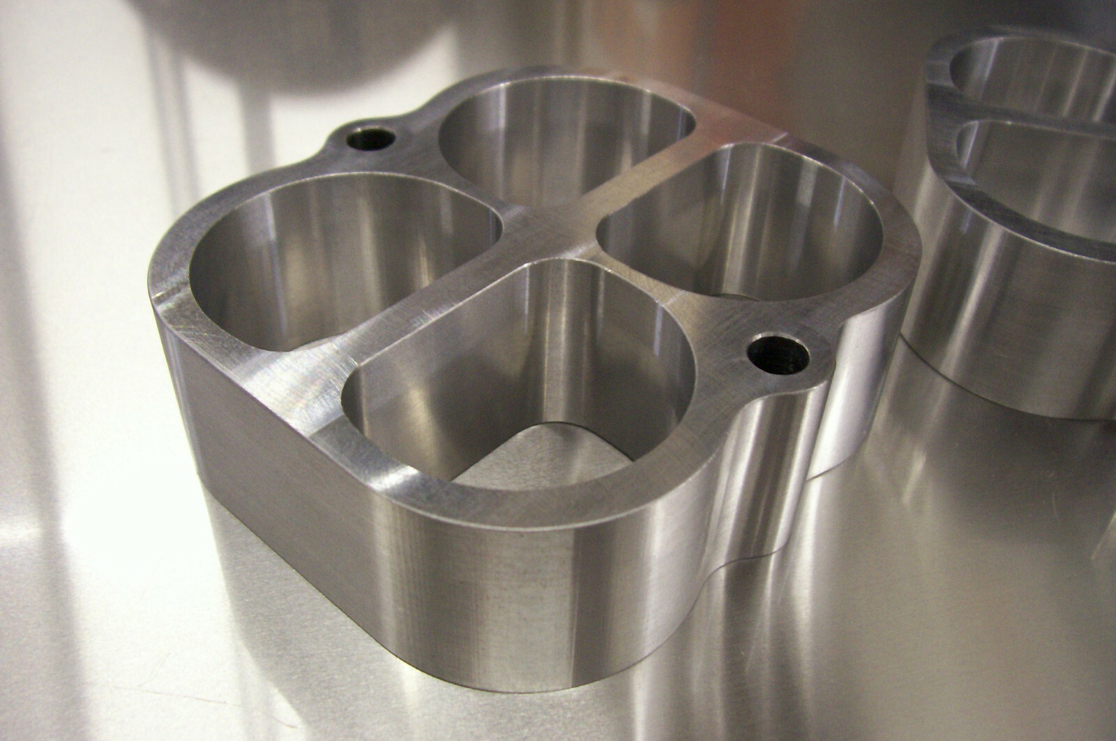 Fits Weiand Tunnel Ram Aluminum Intake Spacer Gasser Riser Rat SBC SBF ...