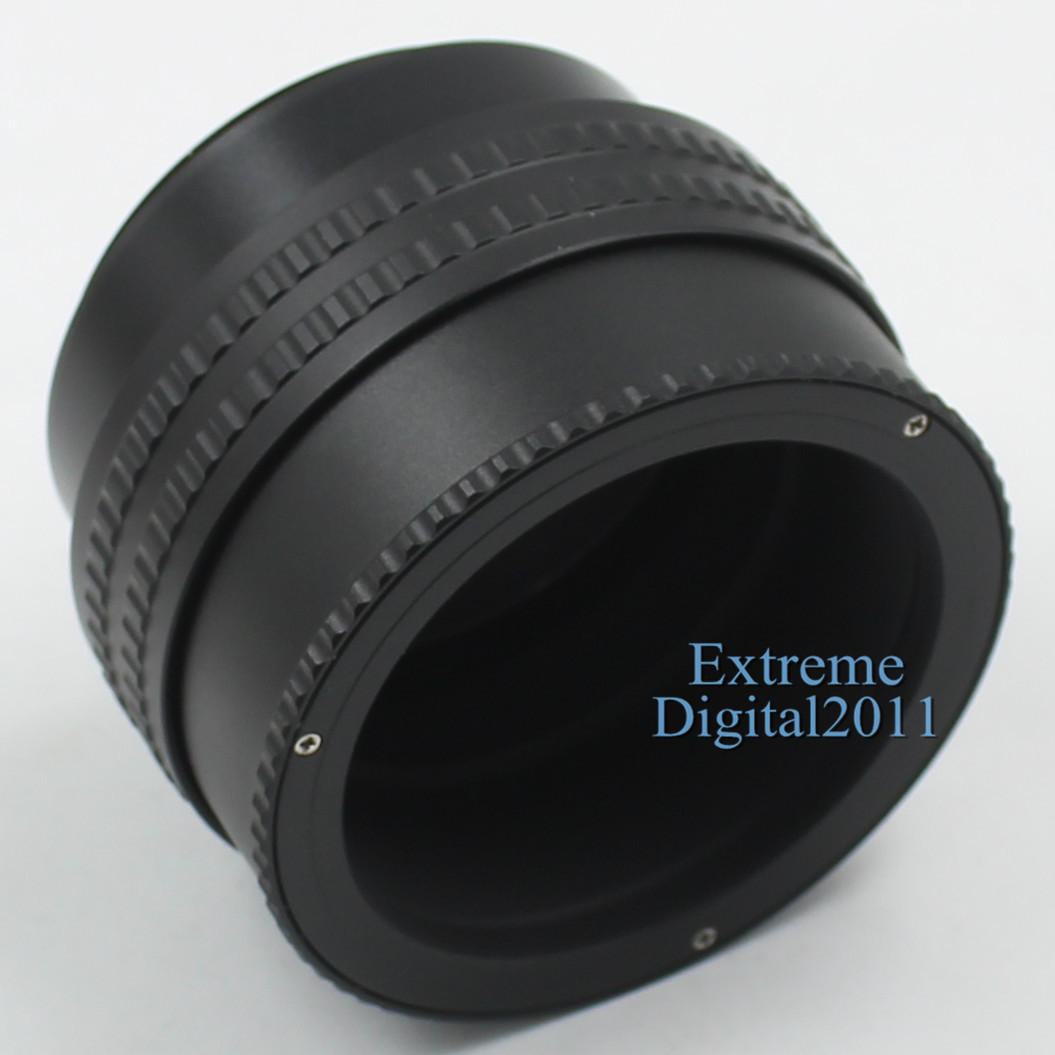 Brass M58 to M58 25mm-55mm Adjustable Focusing Helicoid Adapter ...
