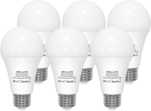 LED Light Bulbs 100 Watt - 120 Watt Equivalent, 15W 1600 Lumens 6500K ...