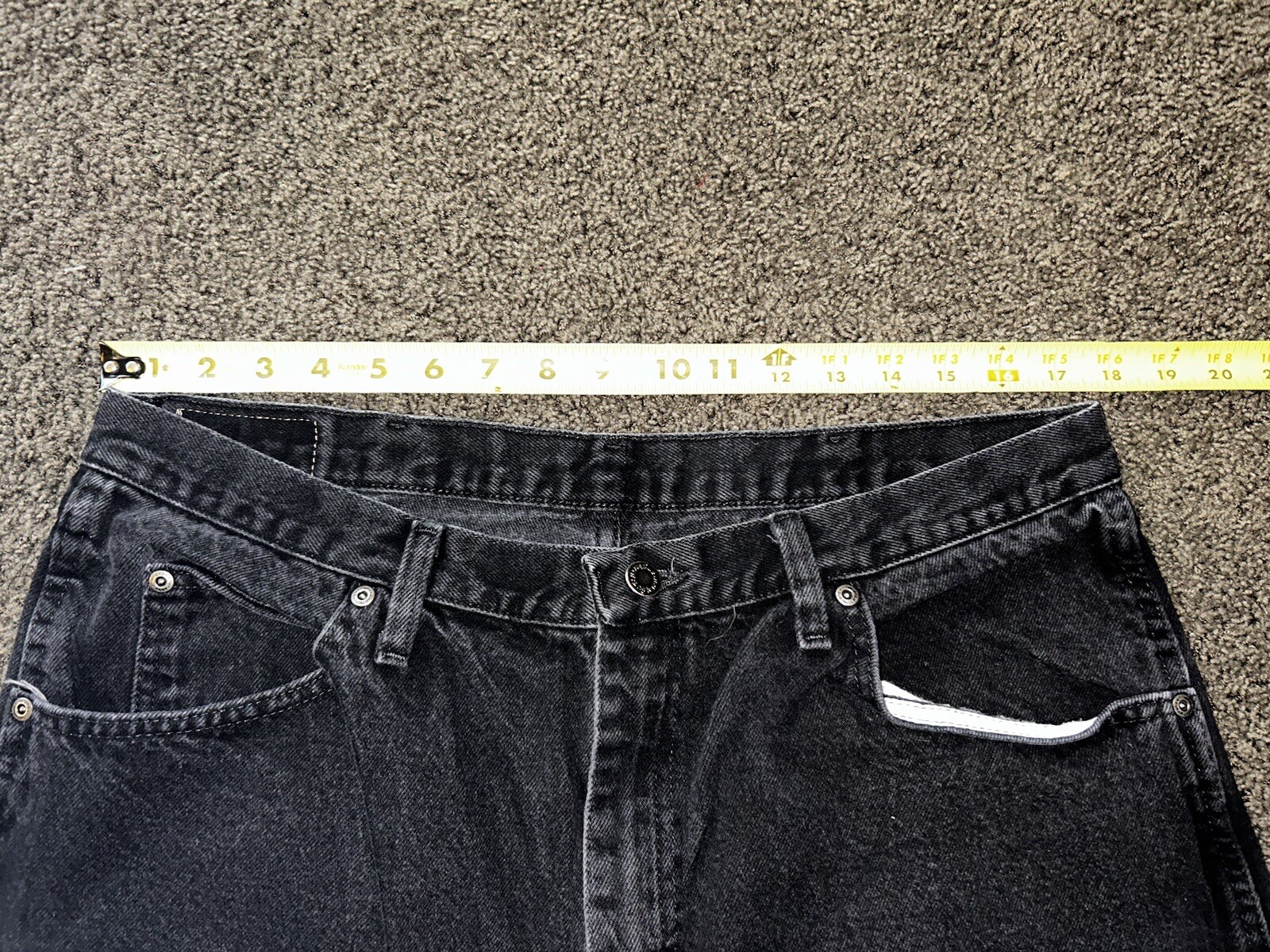 Lot 4 Pairs Wrangler Jeans Mens 36x31 Black Regular Cowboy Western ...