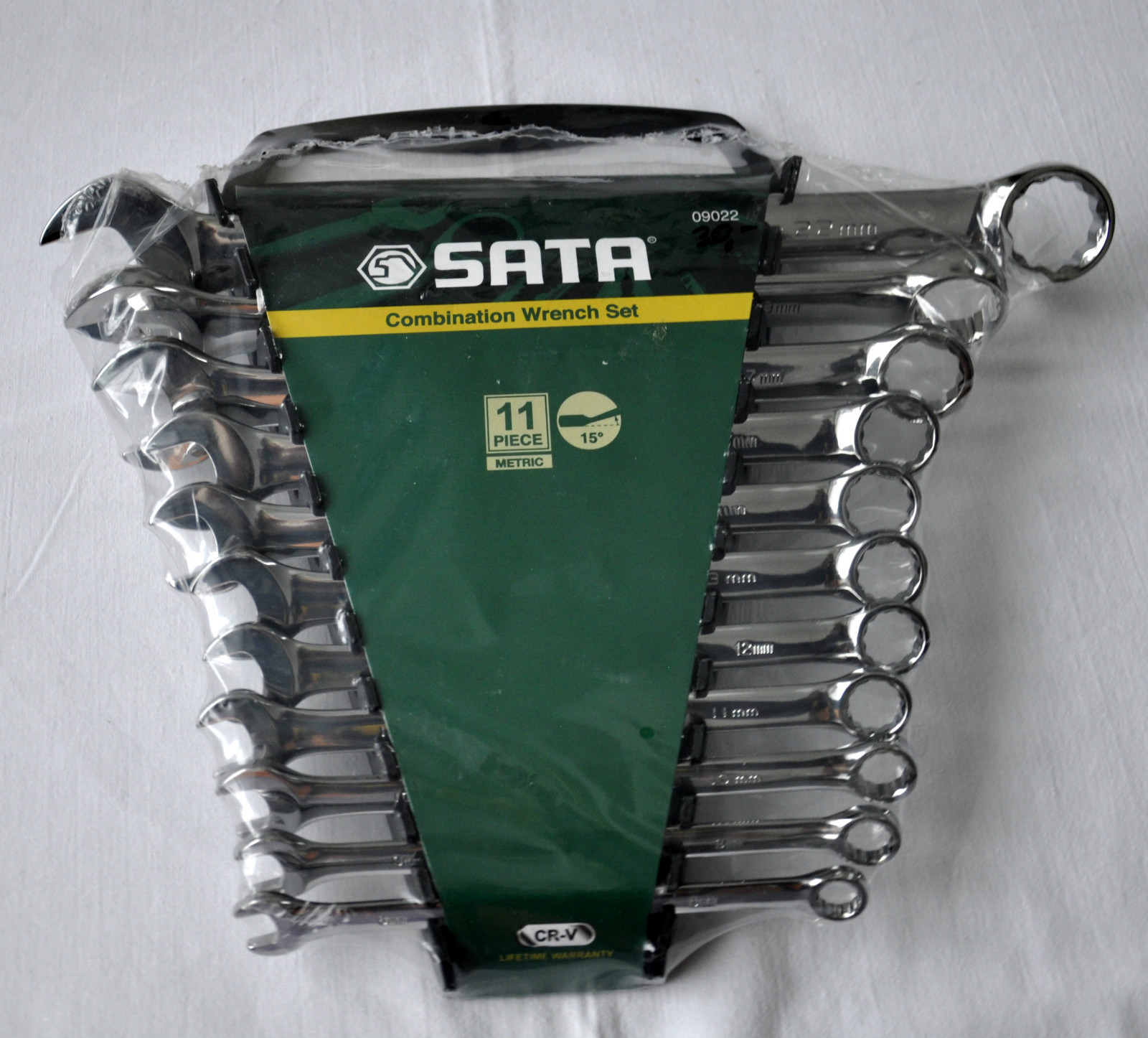 SATA professional combination wrench spanner set 11 piece metric 15 ...