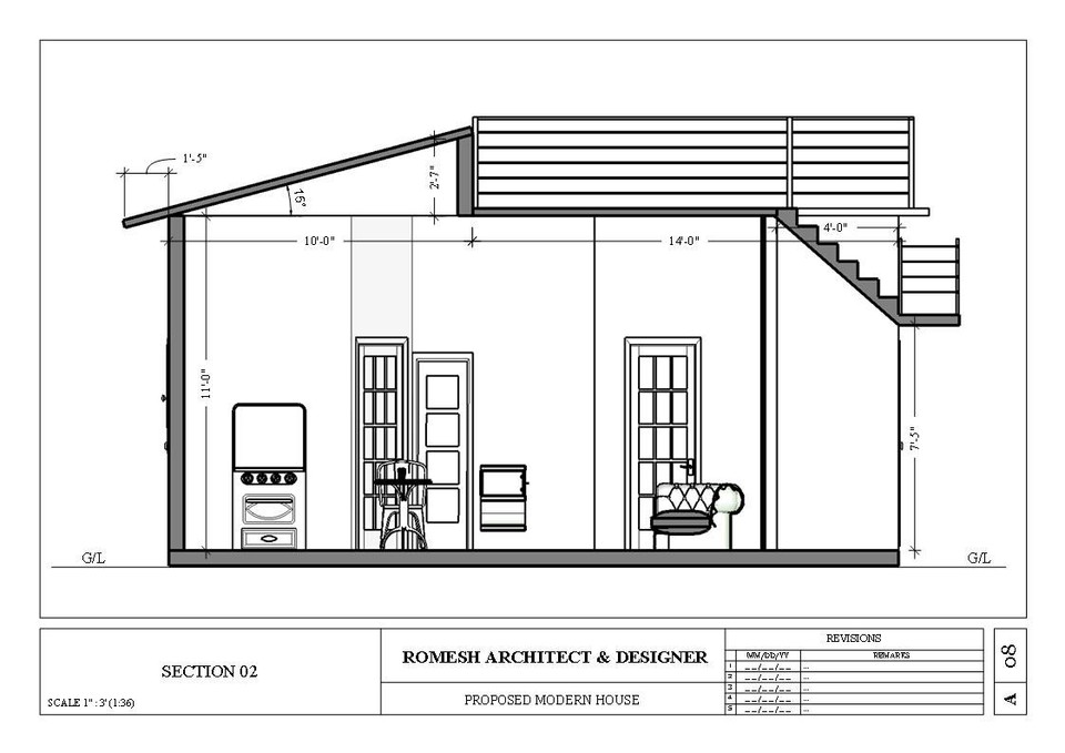Modern house plan with blueprint PDF, DWGfile & 3D Design images - 672 ...