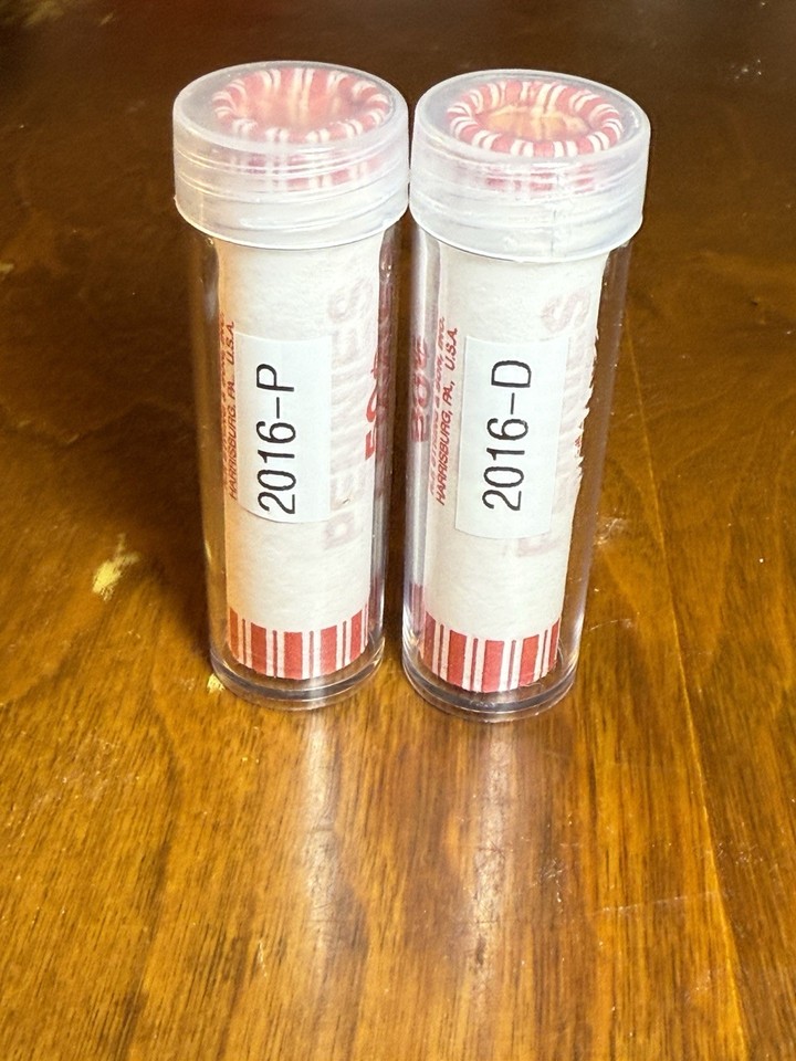 2016-P&D Rolls Of Lincoln Shield Cents. FREE 2025-P&D Coins w Purchase ...