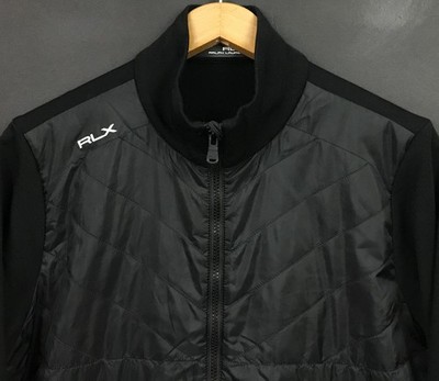 Ralph Lauren RLX Women’s Hybrid Performance Golf Jacket Black Wool ...