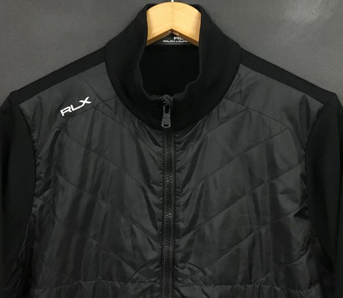 Ralph Lauren RLX Women’s Hybrid Performance Golf Jacket Black Wool ...