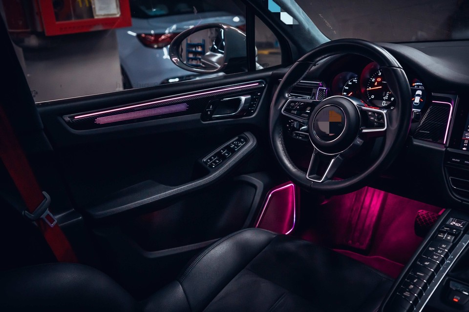 256 Color Interior Atmosphere Lamp Ambient Lights For Porsche Macan ...