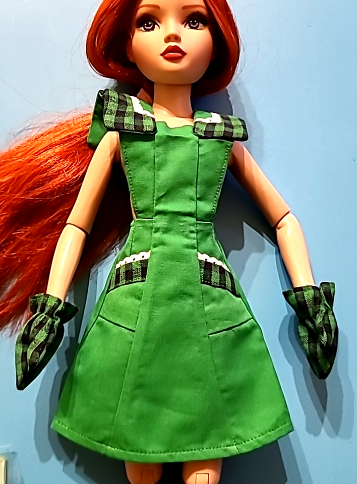 TONNER GREEN BAKERS APRON & MITTENS FOR 16" TONNER ELLOWYNE, GRACE NEW ...
