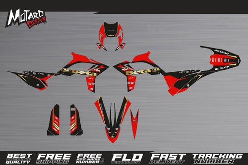 Beta RR 2018 2019 Gold Chrome Polisport Restyle Graphics Kit Decals ...