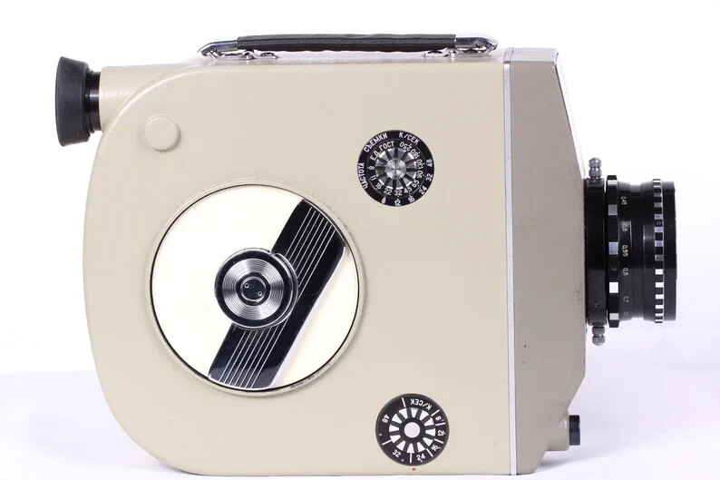Krasnogorsk camera 16mm + Vega-7 f/2 rare, Camera Collectible old ...