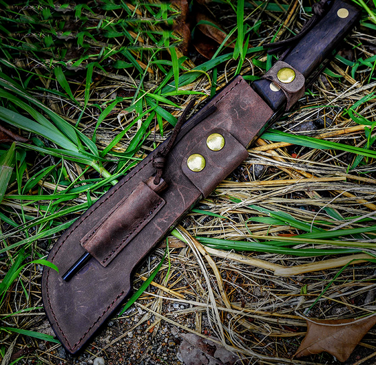 waist belt bag knife blade sheath scabbard machete holder cow leather ...
