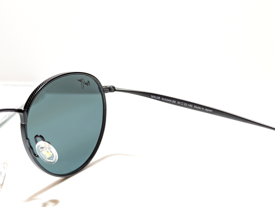 NEW Maui Jim Nautilus Black Titanium Polarized Mirrored Black ...