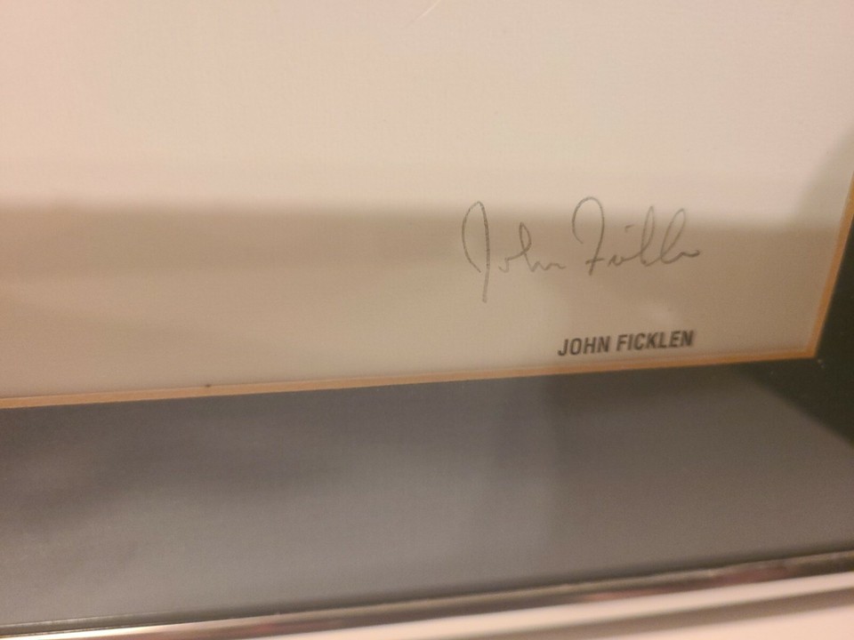 RARE VTG JOHN FICKLEN PRINT SIGNED NUMBERED 14/20 LTD 1995 T-37B CESSNA ...