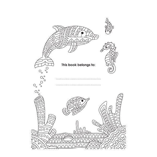 Squiggle® Life in The Ocean, Advanced Colouring Book. | eBay