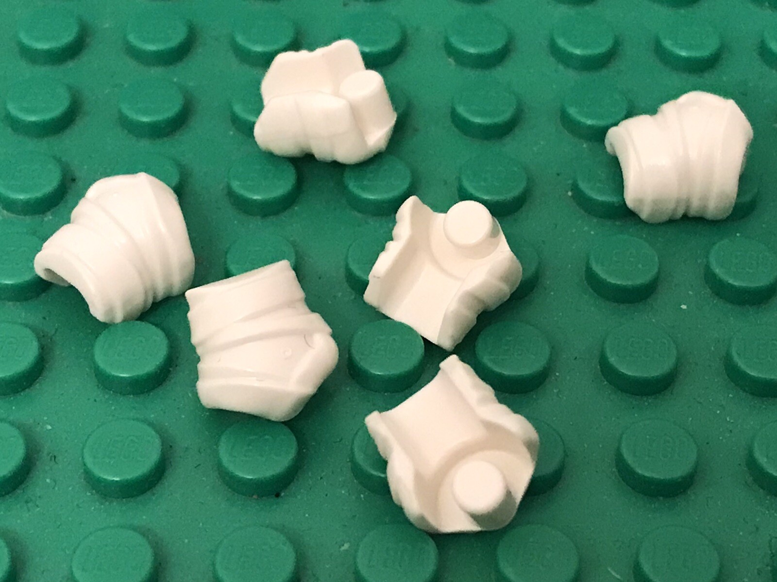 Lego 6 White Bandage / Cast / City Doctor / Hospital Injured Mini ...