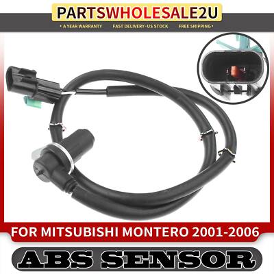 Rear Left ABS Wheel Speed Sensor for Mitsubishi Montero 2001-2006 SUV ...