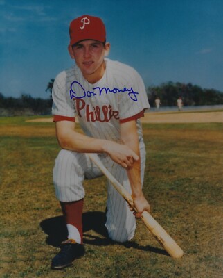 Don Money Autographed Signed 8x10 Photo - MLB Phillies Brewers - w/COA ...
