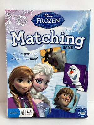 Disney Frozen Matching Memory Game - 72pcs - For Ages 3+ - GUC | eBay