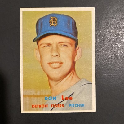 1957. TOPPS # 379 DONN LEE RC VB 875 | eBay