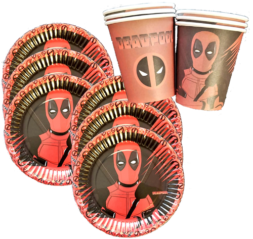 DEADPOOL balloon birthday party supplies favor centerpiece decoration ...