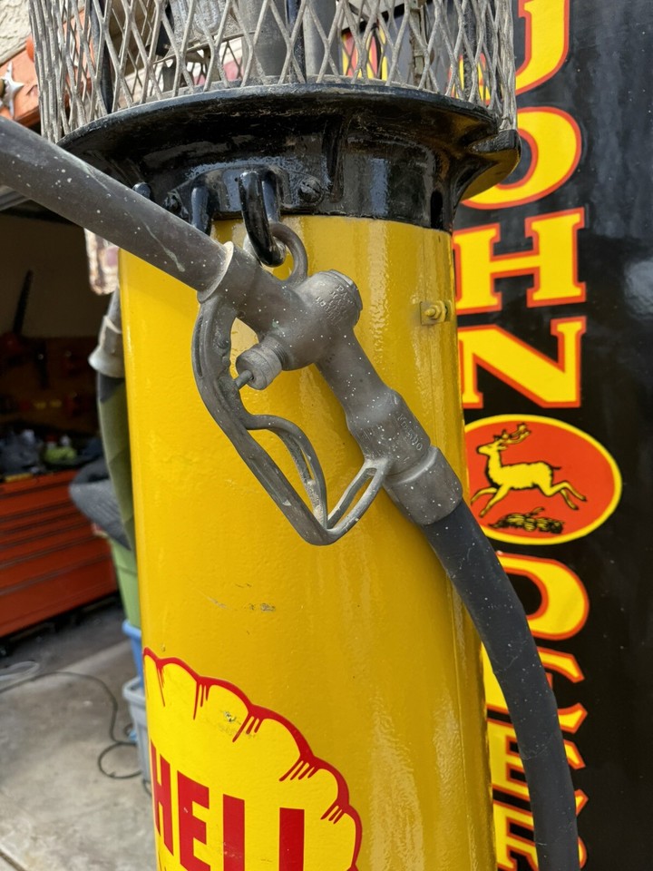 vintage visible gas pump Shell | eBay