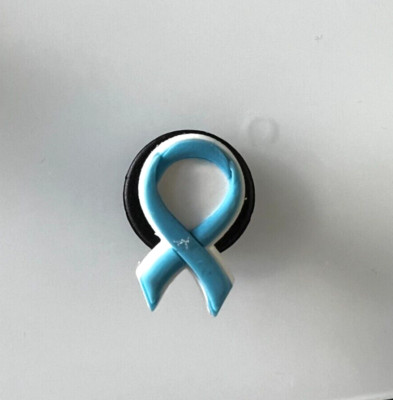 Original Jibbitz Croc/Shoe Charm: Blue Cancer Ribbon (prostate), new ...