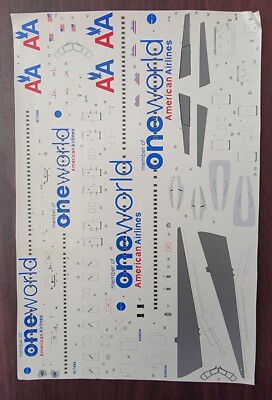 1/144 - GIO DECAL - AMERICAN AIRLINES - BOEING B767-300 & B757-200 ...