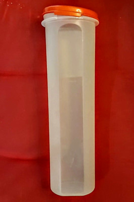 Tupperware Modular Mates 11" tall Spaghetti Container 1661-2 w/ Red Lid ...
