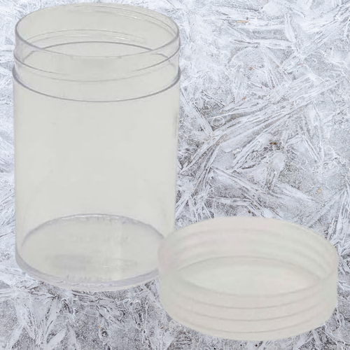 10 Large Dollar Tubes Round Clear Plastic Coin Storage Screw Caps For ...