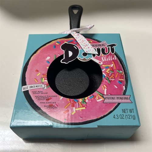 Original Donut Cast Iron Skillet Gift Set Multicolor - New | eBay