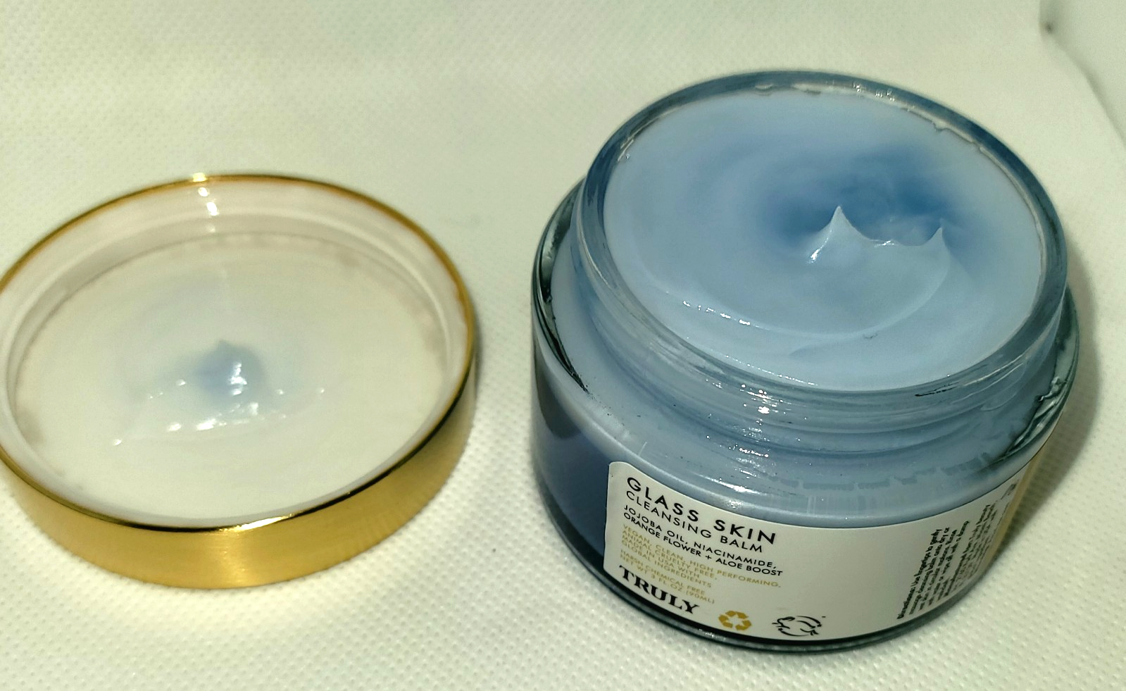 TRULY ♡ GLASS SKIN Cleansing Balm Makeup Remover Skin Face Cleanser 3oz ...