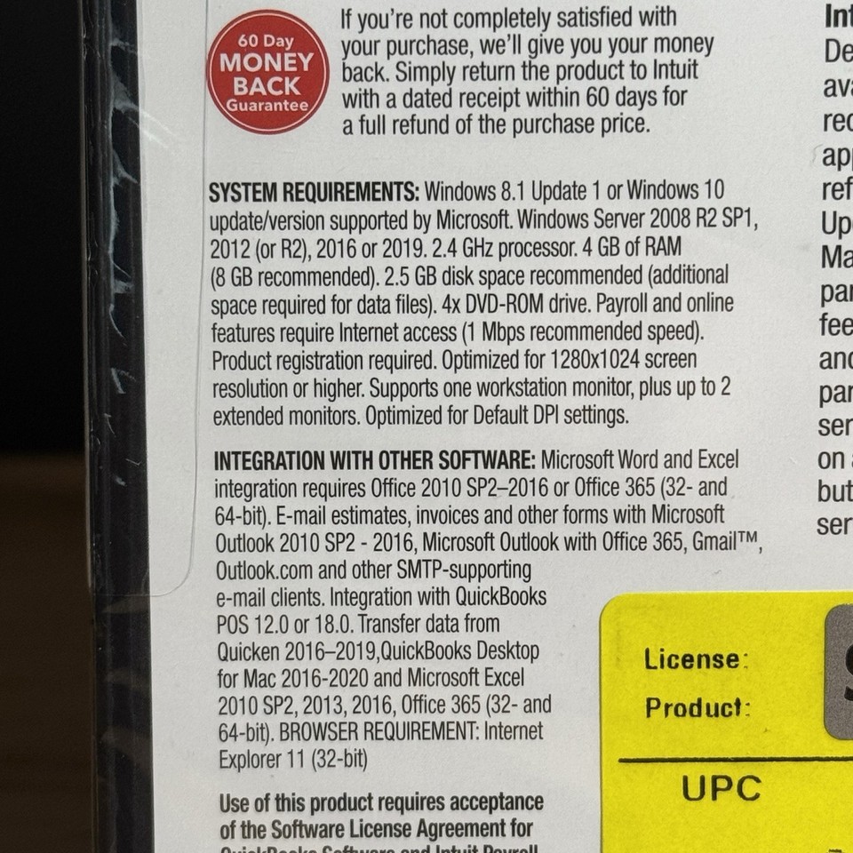 NEW Quickbooks 2020 Desktop Pro Windows Accounting - SEALED | eBay