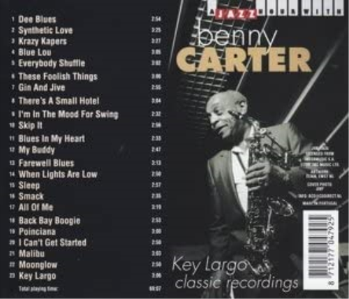 Benny Carter Key Largo-Classic Recordings (CD) (UK IMPORT ...