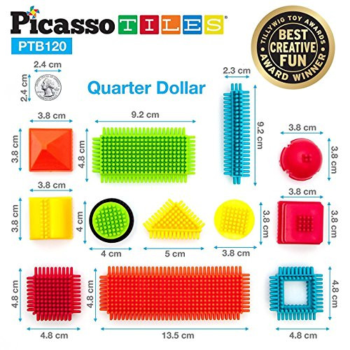 120pcs Hedgehog Interlocking Building Blocks Tiles Construction Toy Set ...