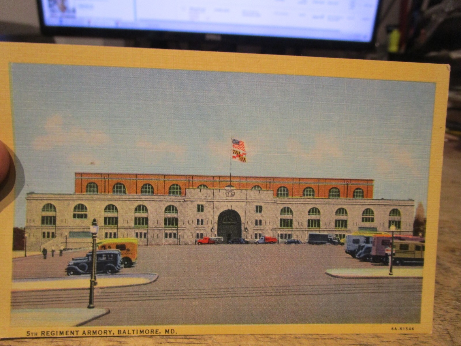V3 MARYLAND Old Postcard Baltimore 5th Regiment Armory Military ...
