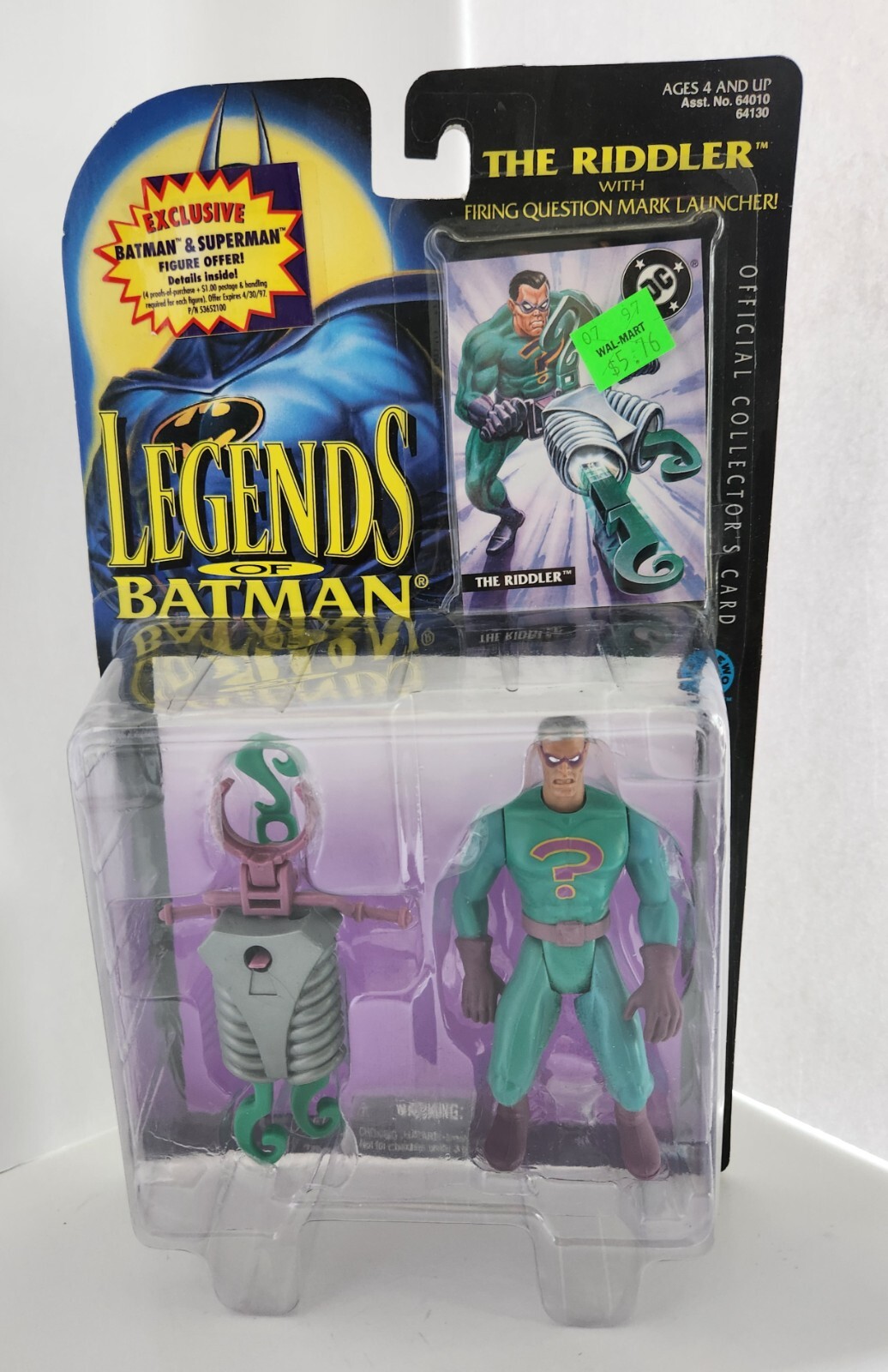 DC Kenner THE RIDDLER Action Figure Legends of Batman 1995 | eBay